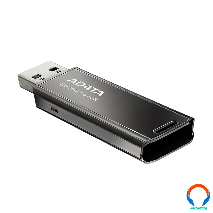 Memoria Usb Adata UV260 / 64GB / Tipo A 2.0 / Metálica Gri | HarTunning Memoria Usb Adata UV260 / 64GB / Tipo A 2.0 / Metálica Gri | HarTunning