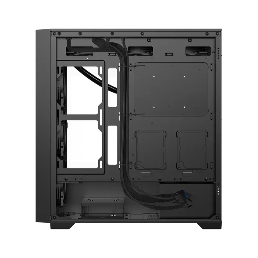 Gabinete Gamer BALAM RUSH Carbono Twin Mate 9000 / E-ATX / Cristal Templado / 4 Ventiladores ...