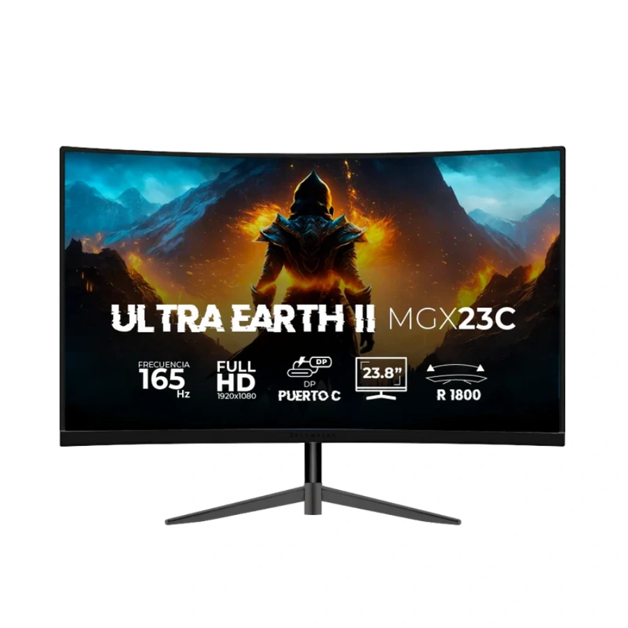 Monitor Curvo Gamer BALAM RUSH Ultra Earth II MGX23C / 23.8” / 1920 X ...