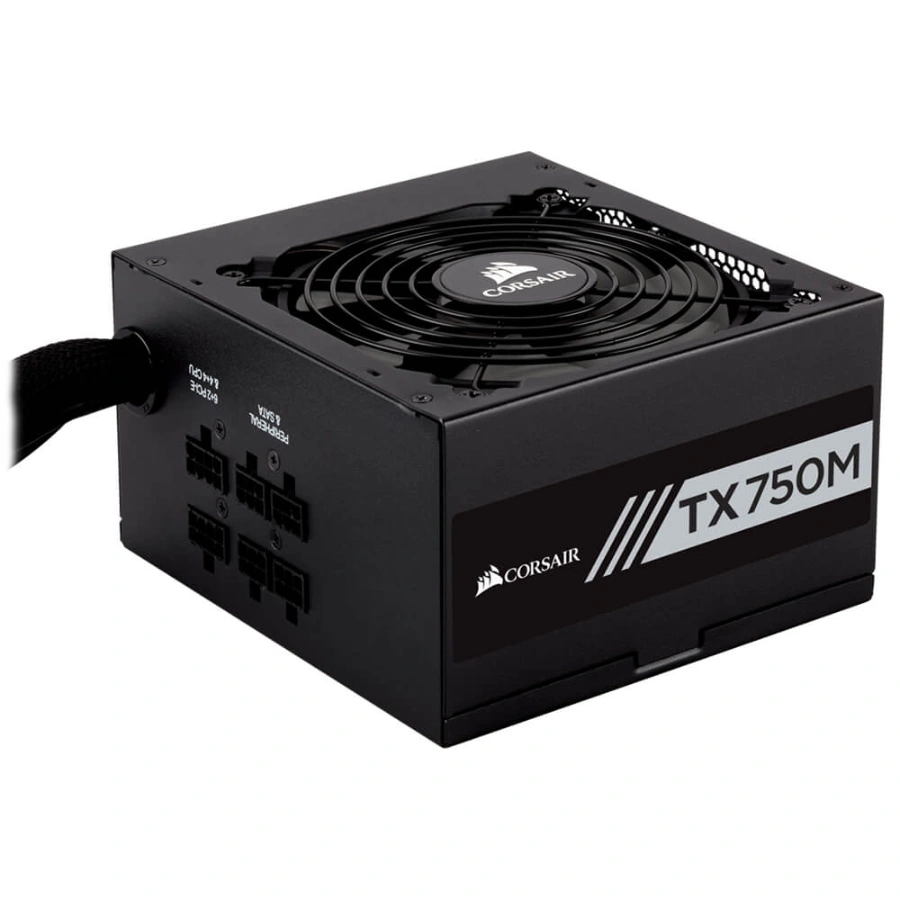 Fuente De Poder CORSAIR TX750M / 750W / 80 Plus Gold / Semi Modular ...