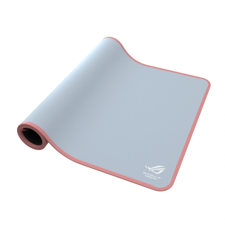 Mouse Pad Gamer ASUS ROG PNK LTD / Tela Y Caucho / Goma Antideslizante ...